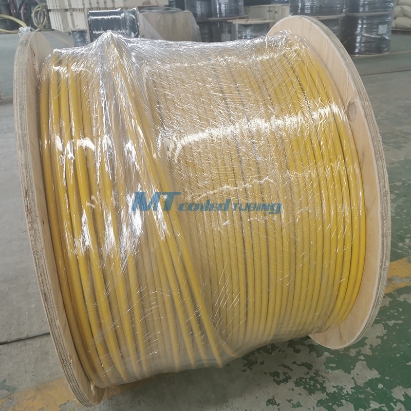 Hybrid Cable Tubing Encapsulated Fiber Cable With Copper Wire Conductor ...